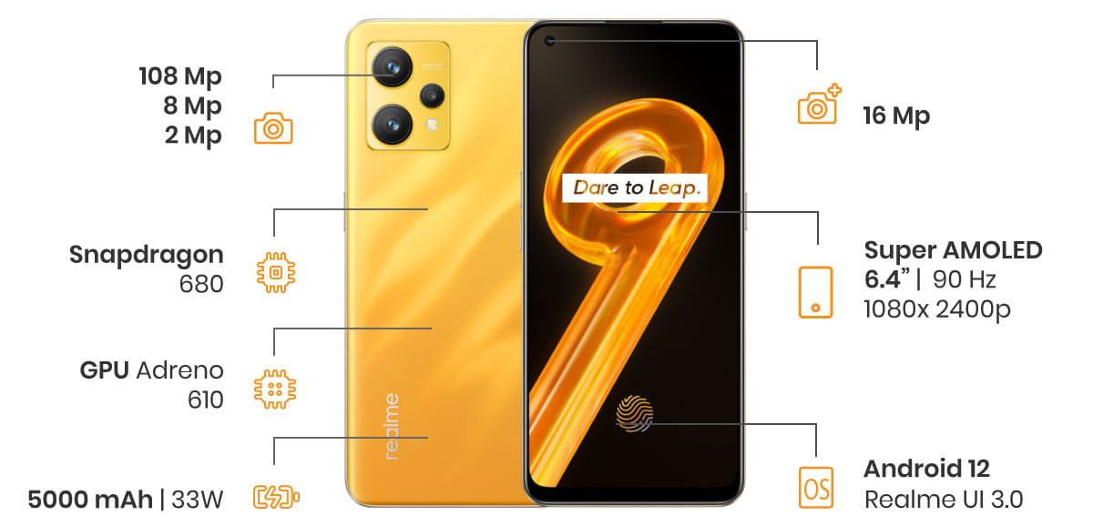 Realme 9 128GB 8GB - doto.com.mx